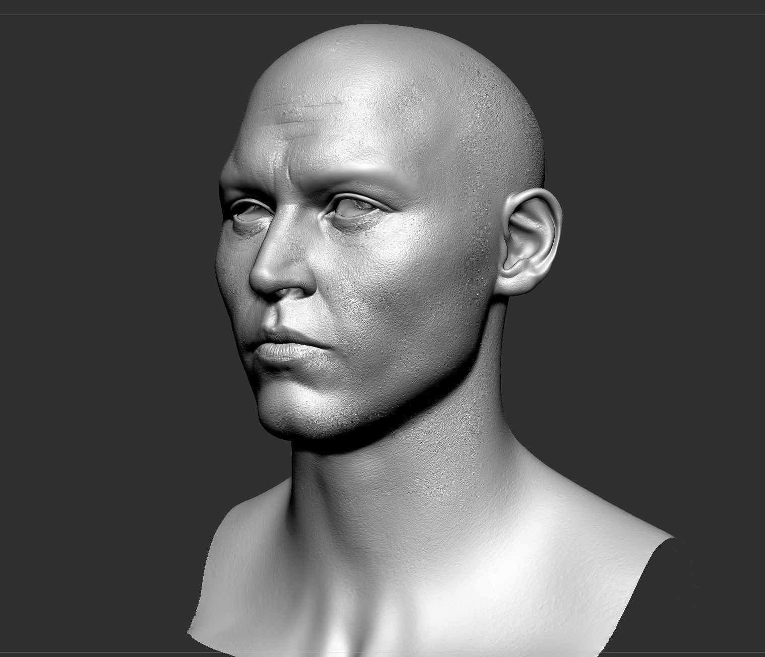 Johnny Depp Head 3D model | CGTrader