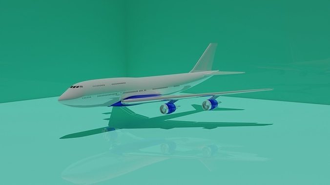 Boeing 747 free 3D model | CGTrader