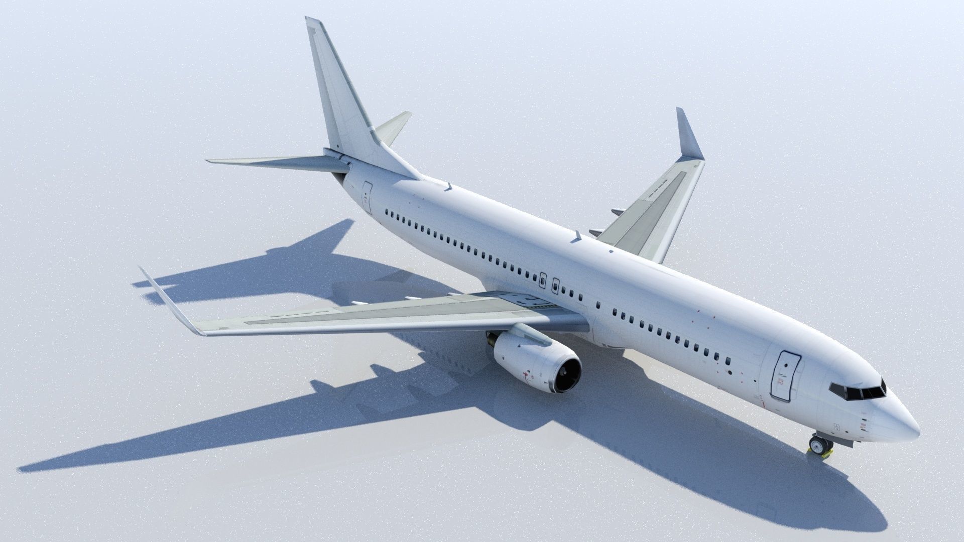 3D model Boeing 737-800 Static Lowpoly Includes Blank and Aeromexico VR ...