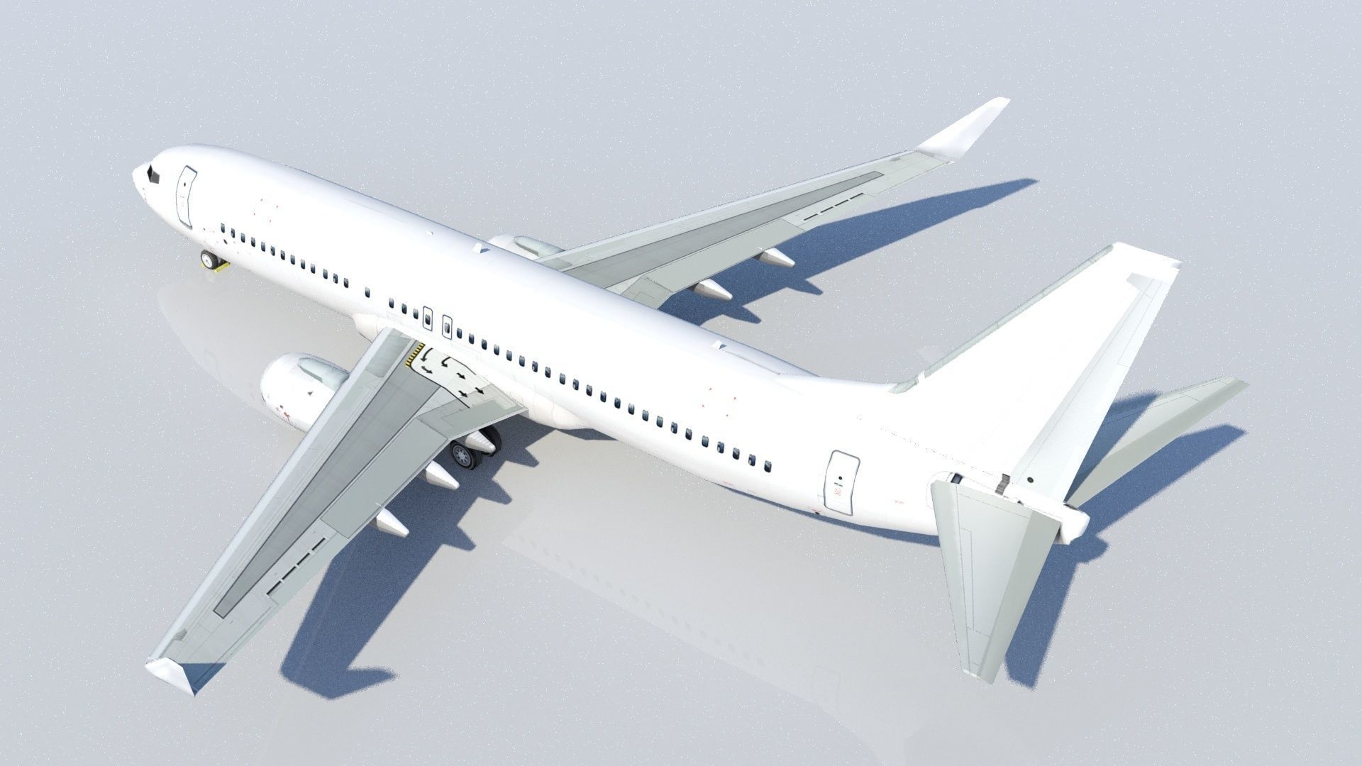 3D model Boeing 737-800 Static Lowpoly Includes Blank and Aeromexico VR ...