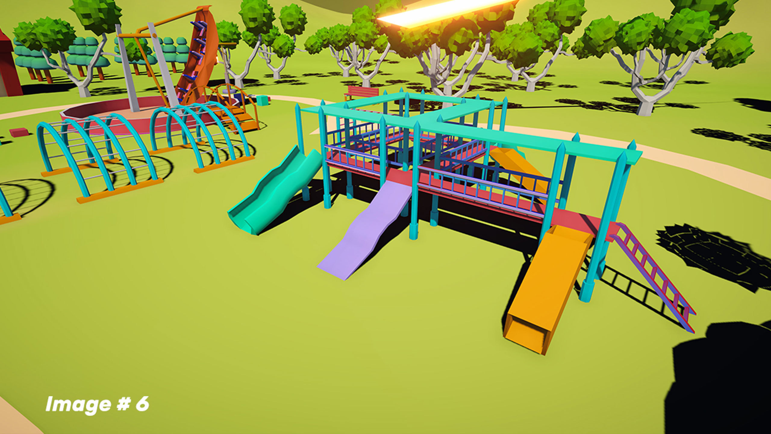 Amusement Park Environment Pack 3D model | CGTrader