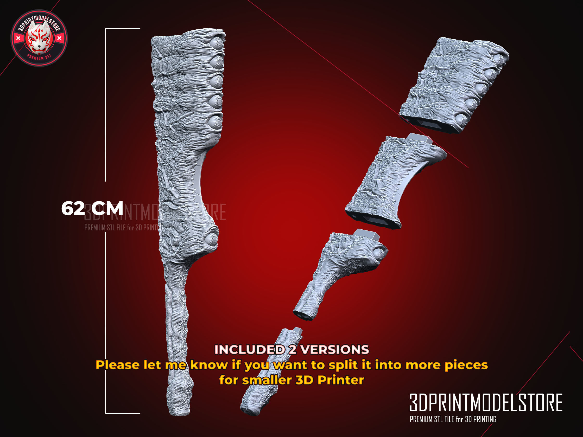 Festering Life Blade Sword Cursed Tool - Jujutsu Kaisen Weapon 3D model ...