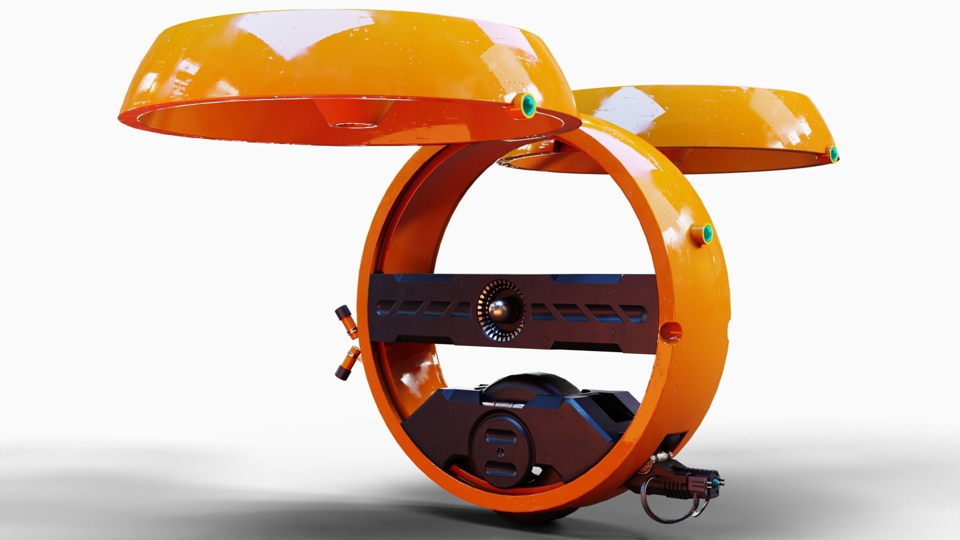 MonoDrone 3D model rigged | CGTrader