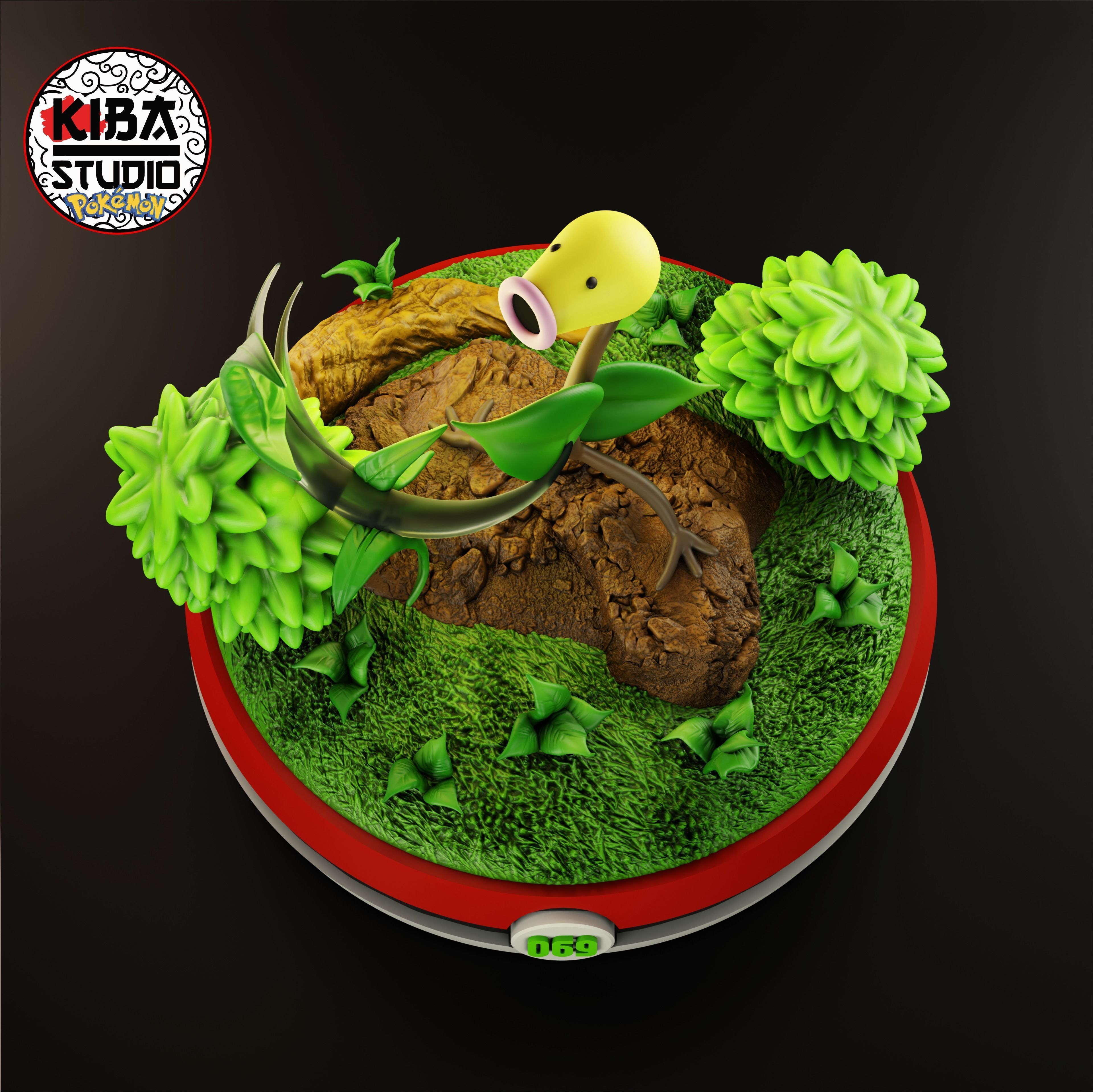 Bellsprout Pokemon 069 3D model 3D printable | CGTrader