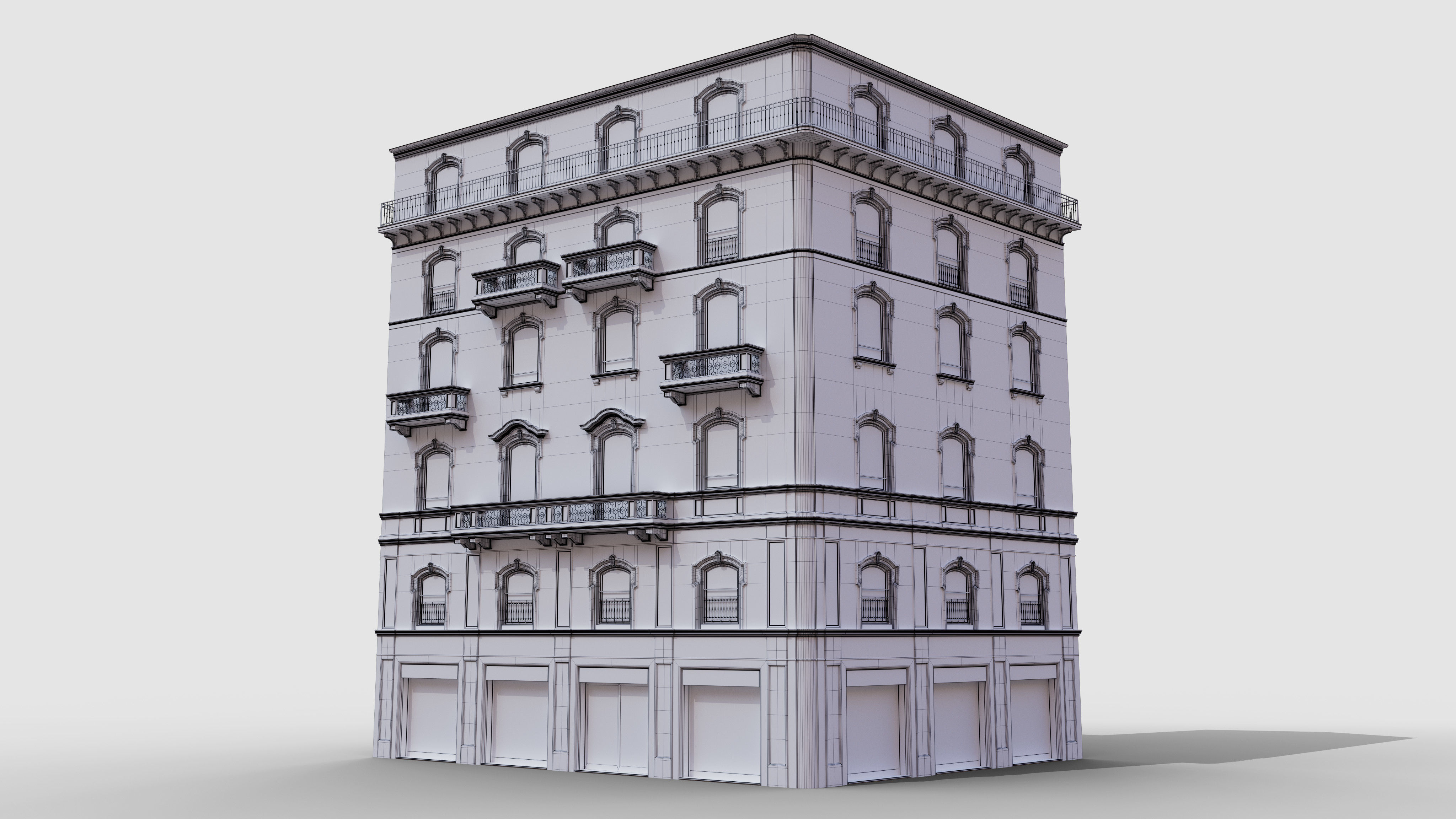 Classic Italian Building 3D model | CGTrader