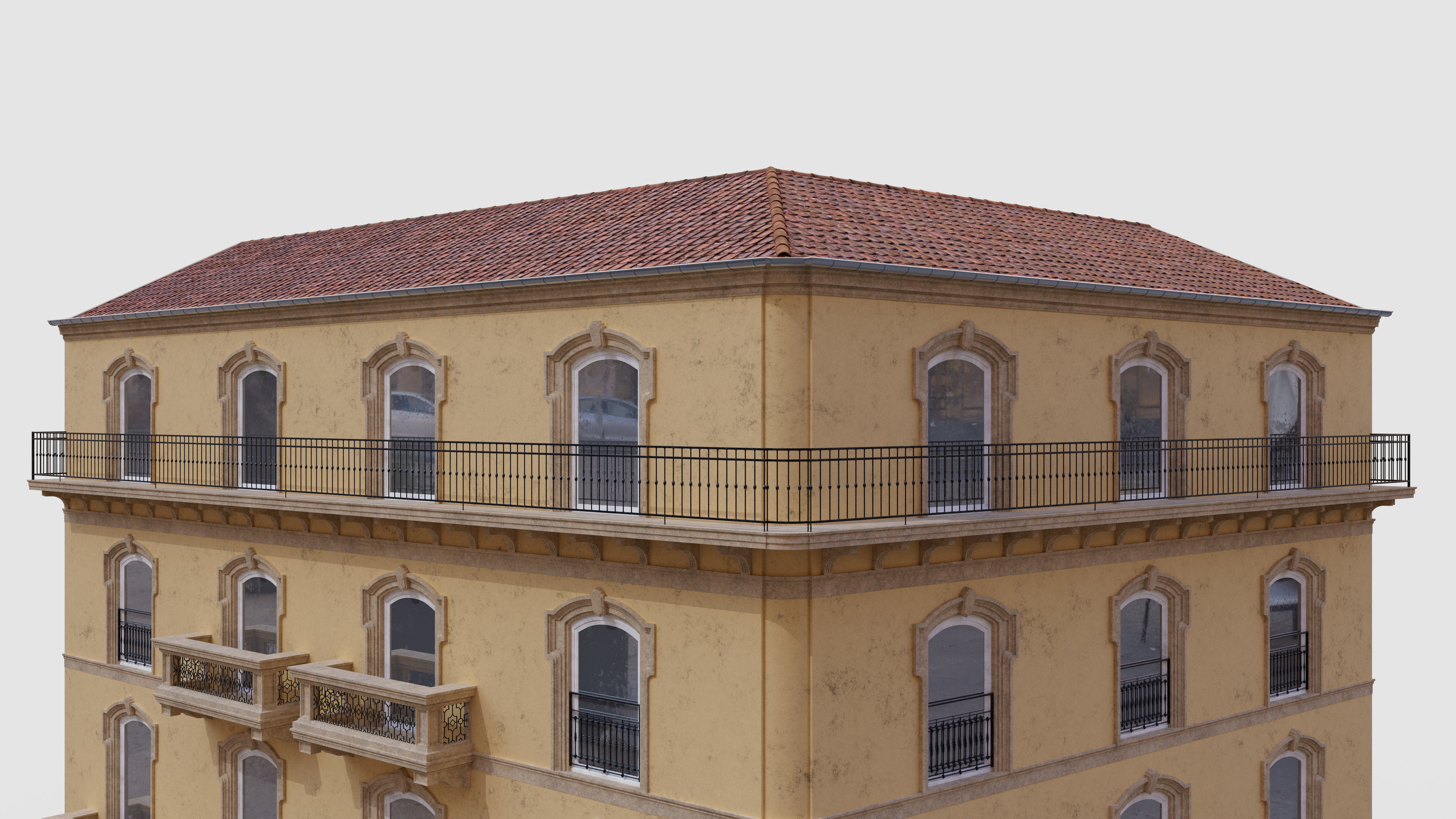 Classic Italian Building 3D model | CGTrader