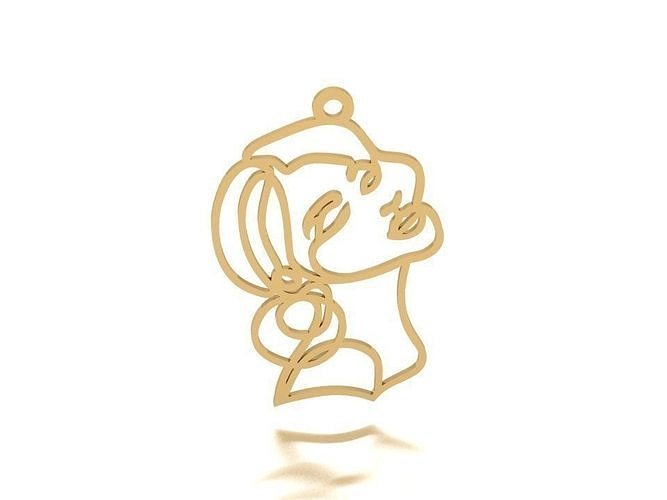 Special 2D Pendant Design 4 for laser cutting 3D model 3D printable ...