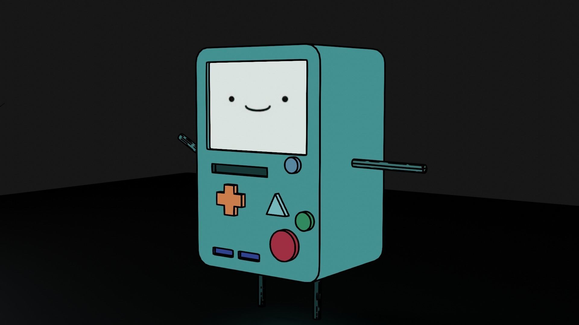 3D model BMO Adventure Time 2D style VR / AR / low-poly | CGTrader