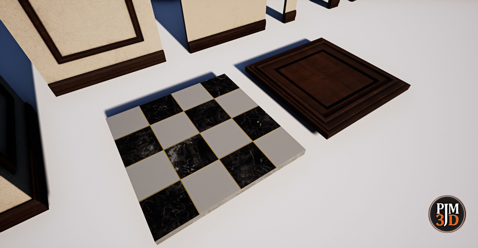 3D model UE4-UE5-FBX-Modular Wall Pack 1 VR / AR / low-poly | CGTrader