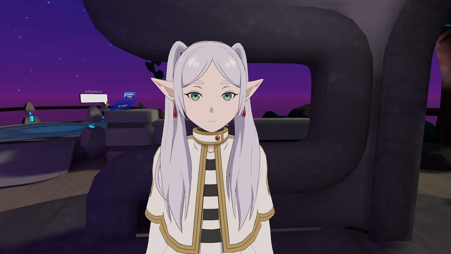 Frieren VRChat Avatar PC 3D model rigged | CGTrader