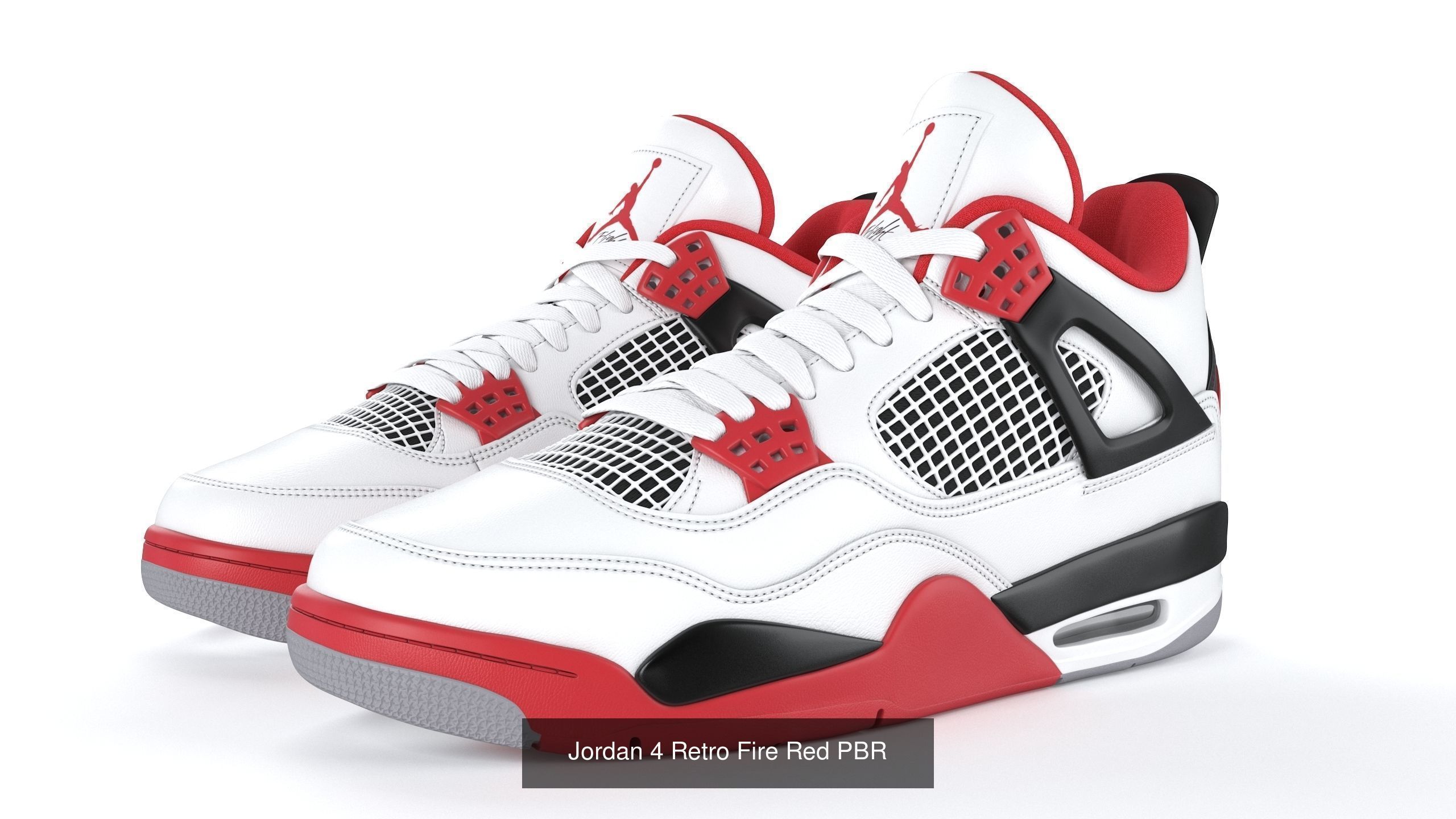 Jordan 4 Retro collection 6 colors VR / AR / low-poly | CGTrader
