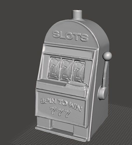 slot machine bank 3D model 3D printable | CGTrader