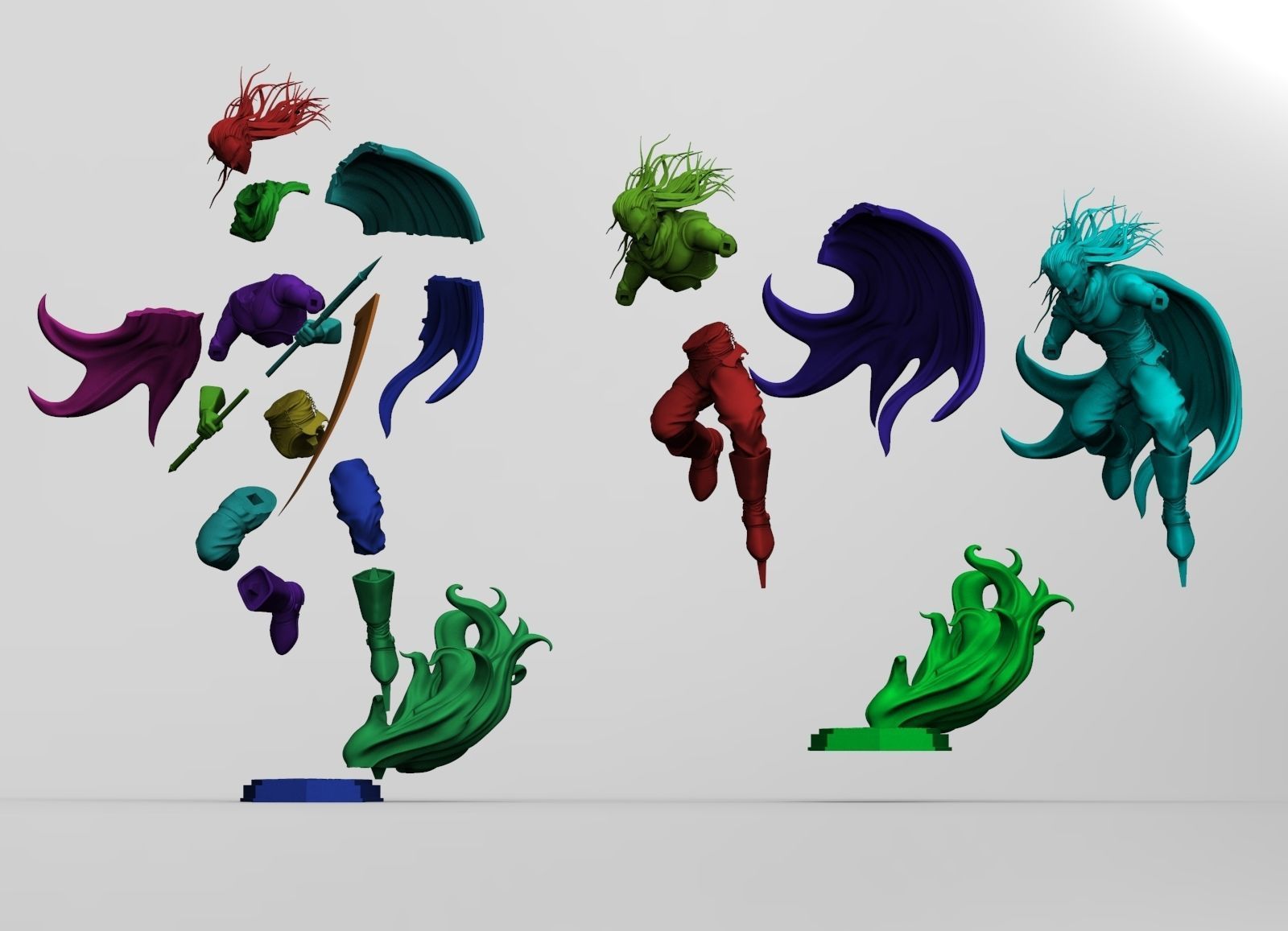 Magus - Chrono Trigger 3D model 3D printable | CGTrader
