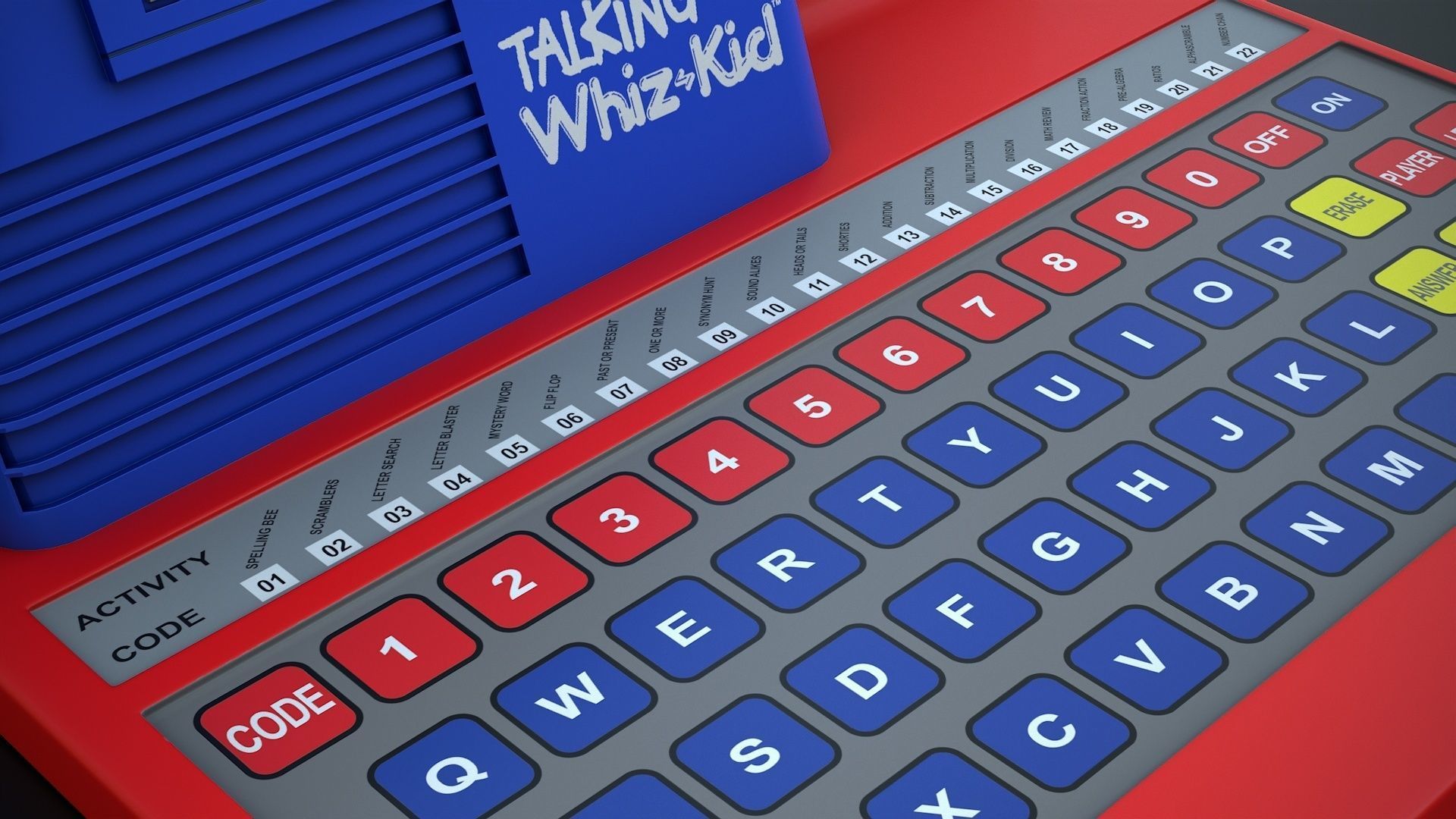 3D model Talking Computer for Kids Learning VR / AR / low-poly | CGTrader