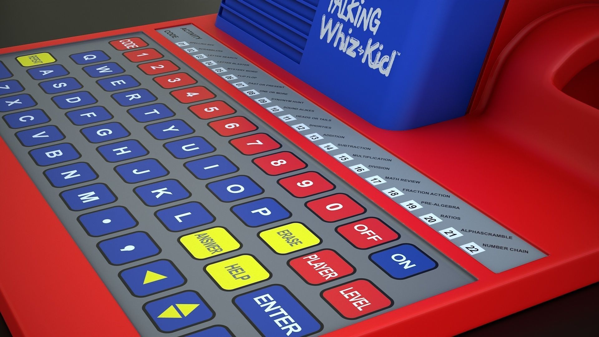 3D model Talking Computer for Kids Learning VR / AR / low-poly | CGTrader