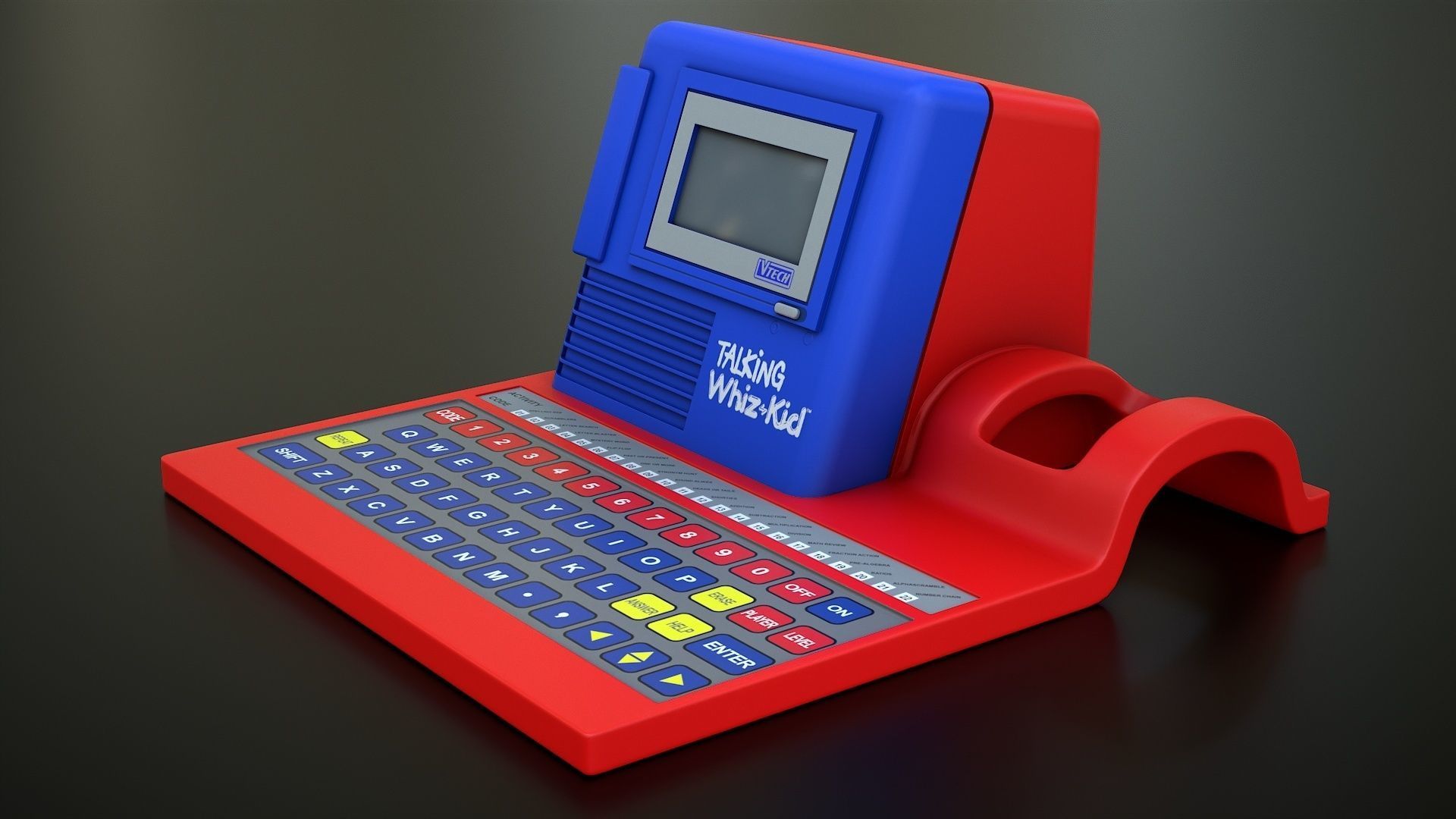 3D model Talking Computer for Kids Learning VR / AR / low-poly | CGTrader