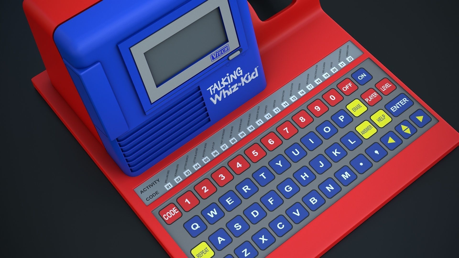 3D model Talking Computer for Kids Learning VR / AR / low-poly | CGTrader