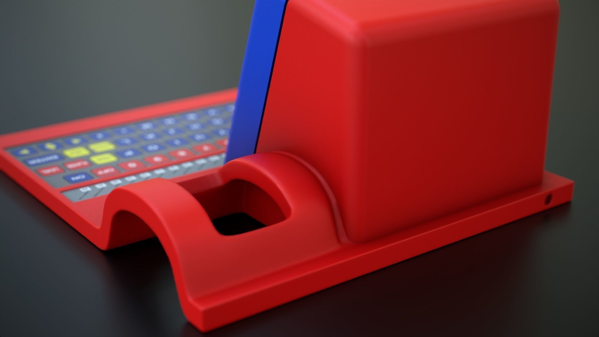 3D model Talking Computer for Kids Learning VR / AR / low-poly | CGTrader