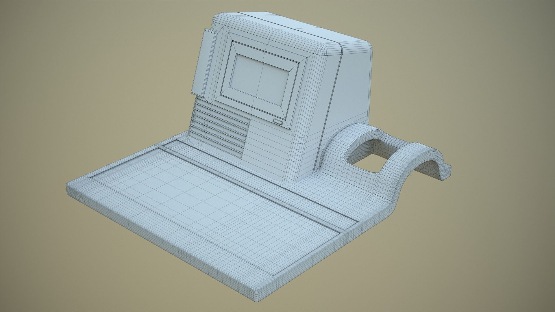 3D model Talking Computer for Kids Learning VR / AR / low-poly | CGTrader