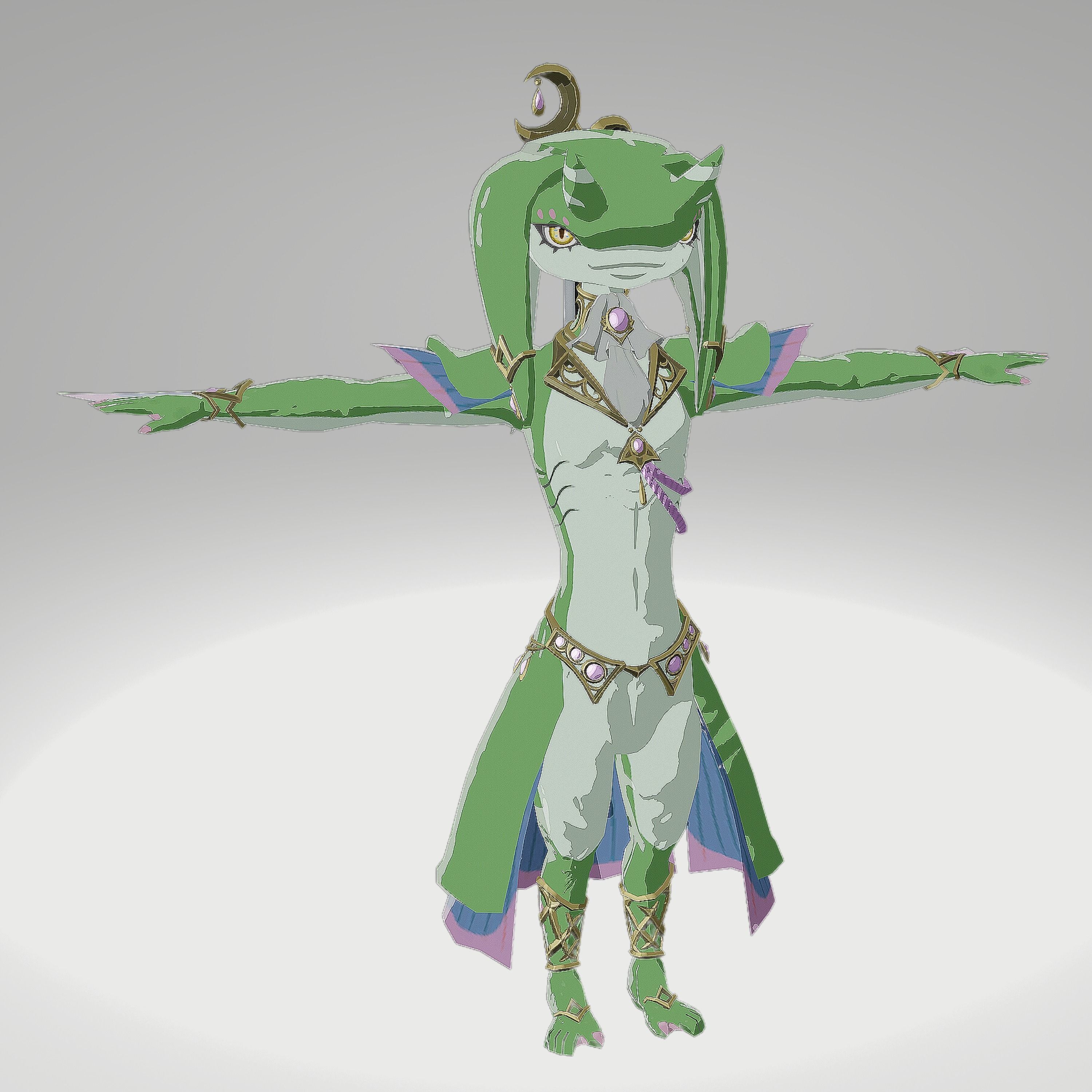 3D model Legend of Zelda Tears of The Kingdom - Yona VR / AR / low-poly ...