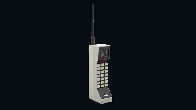 Retro Phone 3D model 3D printable | CGTrader