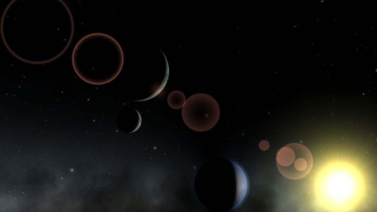 Kerbin Planet System free 3D model rigged | CGTrader