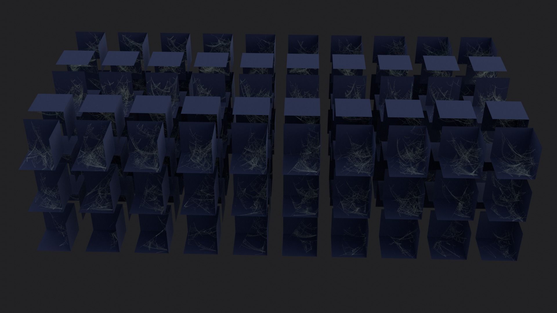 Spiderweb or Cobweb Asset Pack 150 Variations 3D model | CGTrader