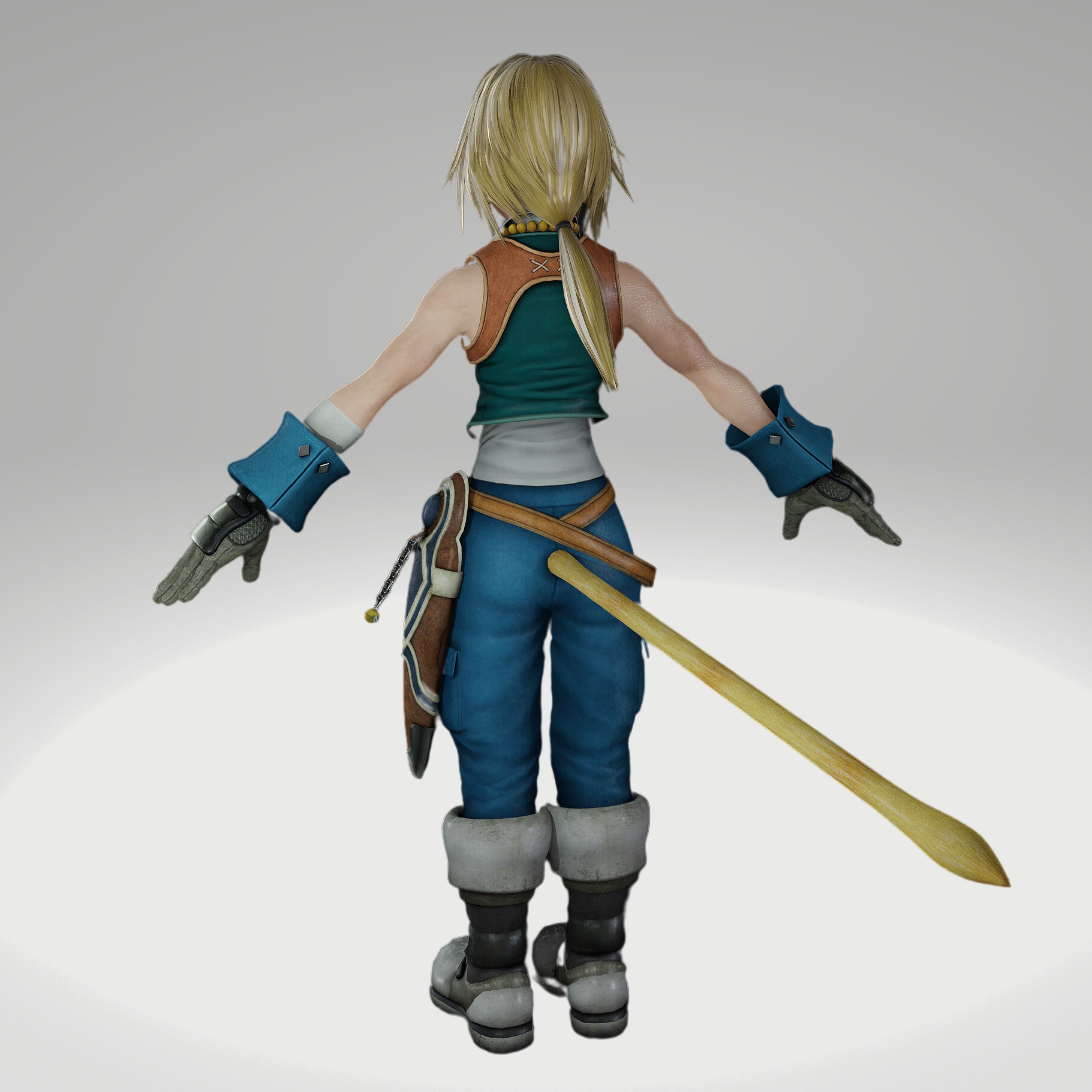 3D model Final Fantasy - Dissidia Nt - Zidane Tribal 3D Model VR / AR ...