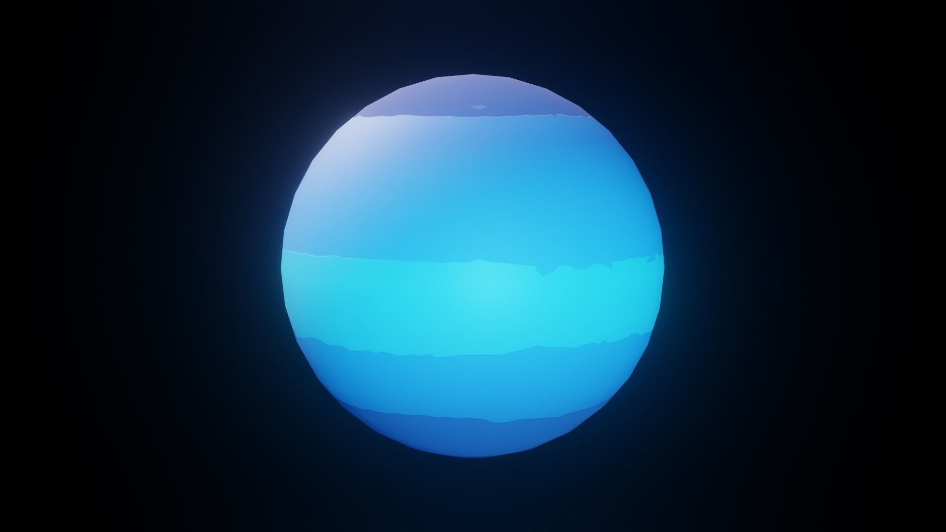 3D model Stylized Planet Neptune 3D Model 2k 4k 8k Textures VR / AR ...