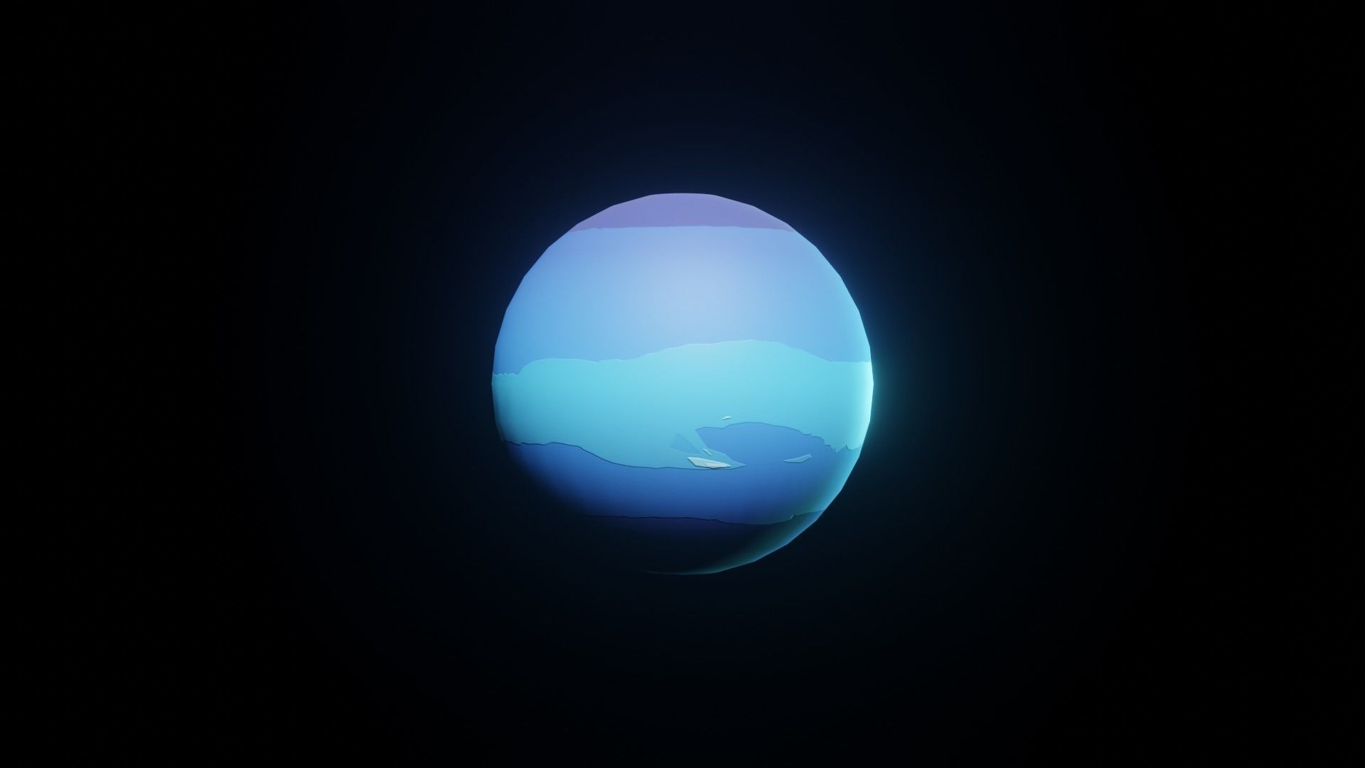 3D model Stylized Planet Neptune 3D Model 2k 4k 8k Textures VR / AR ...
