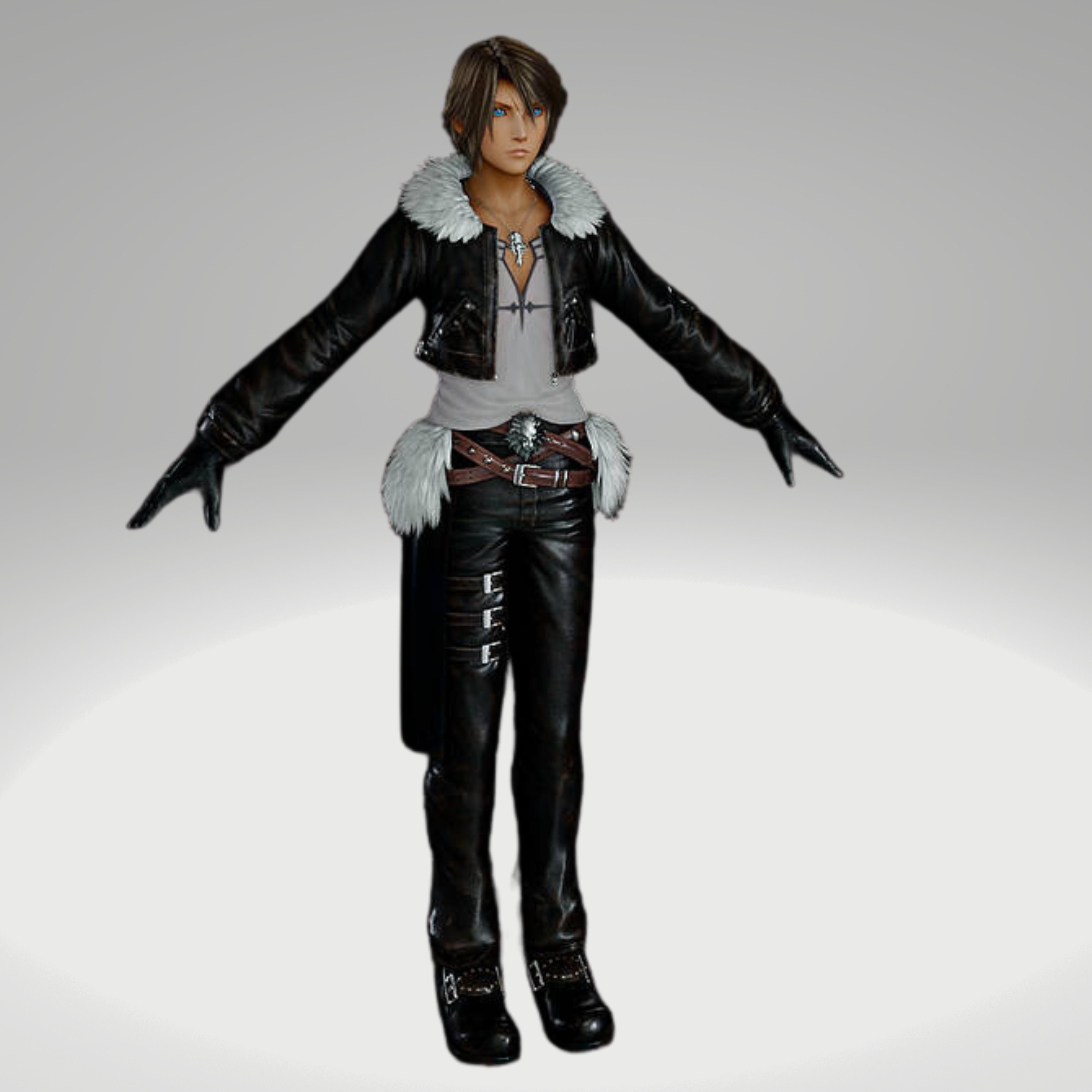 3D model Final Fantasy - Dissidia Nt - Squall Leonhart VR / AR / low ...