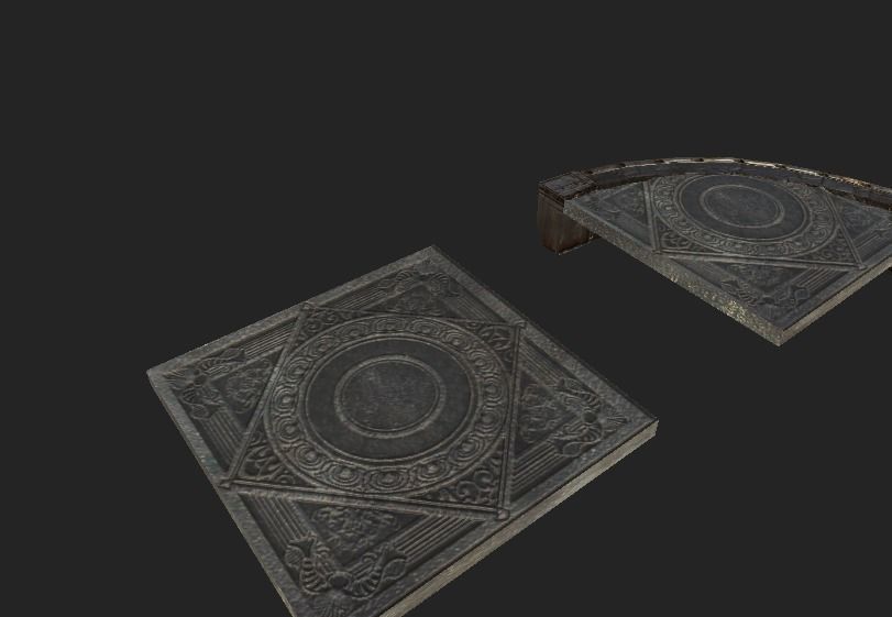 3D model WalkWay VR / AR / low-poly | CGTrader