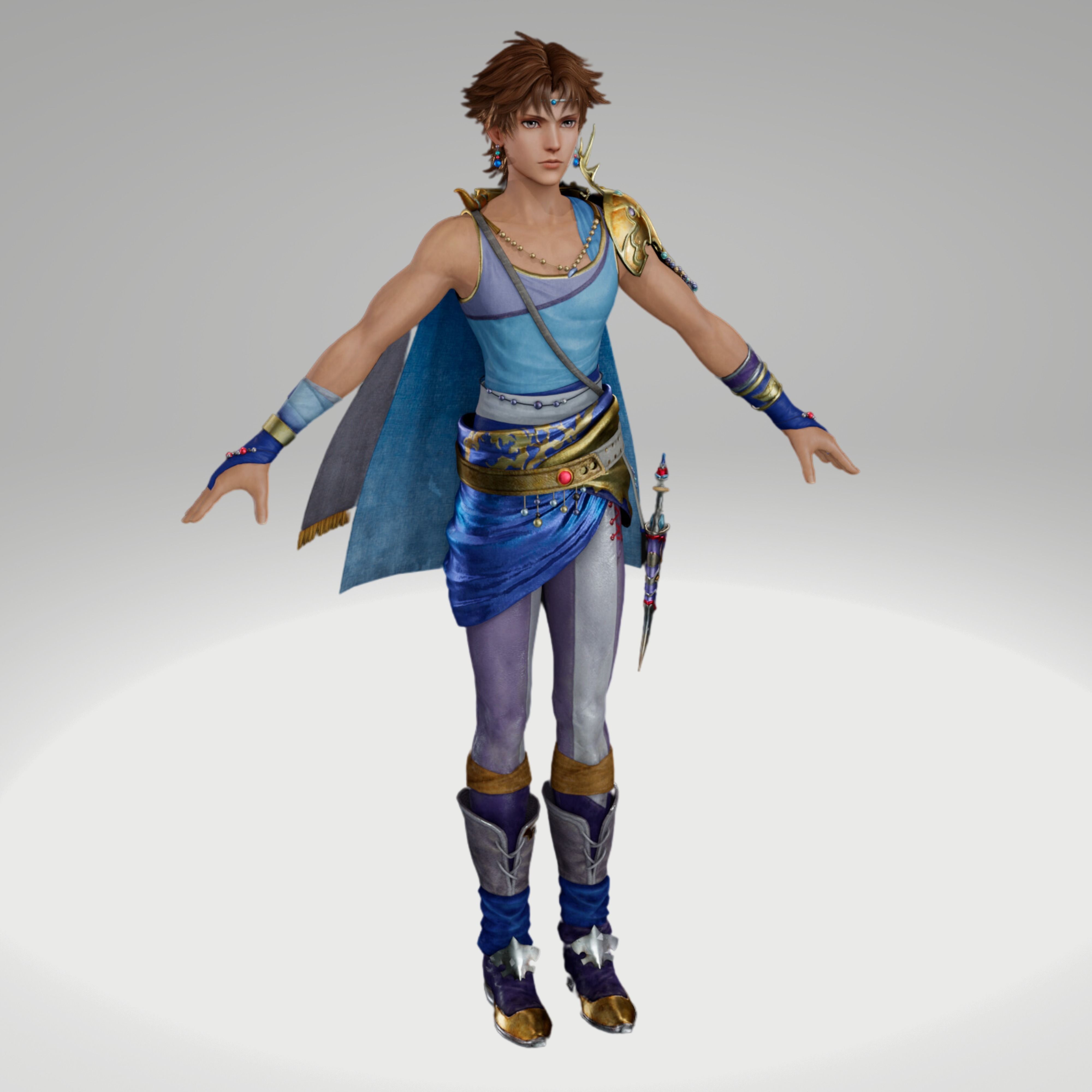 3D model Final Fantasy - Dissidia Nt - Bartz VR / AR / low-poly | CGTrader
