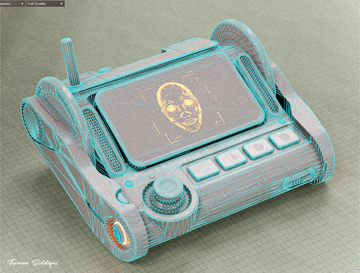 3D model Sci-fi Controller V26 PBR VR / AR / low-poly | CGTrader