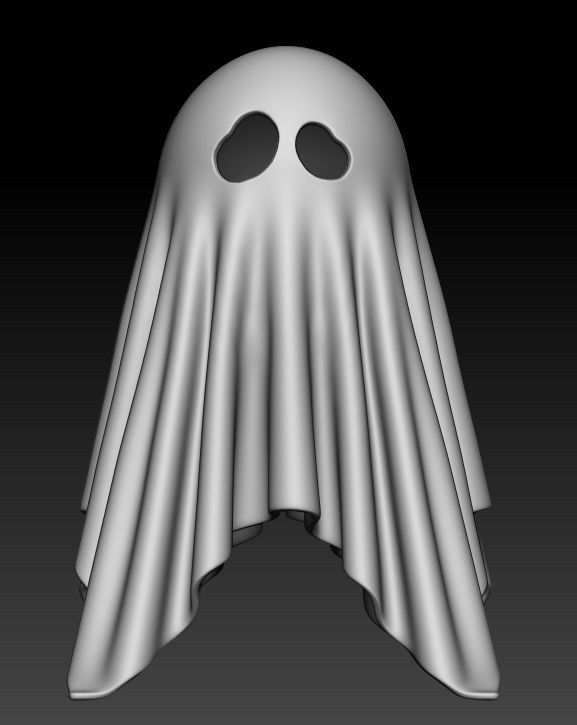 3 Bedsheet Ghosts Halloween 3D model | CGTrader