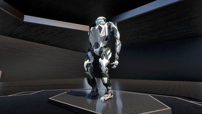Human robot 3D model | CGTrader