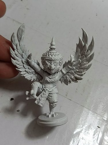 Garuda chibi model-swooping action 3D model 3D printable | CGTrader