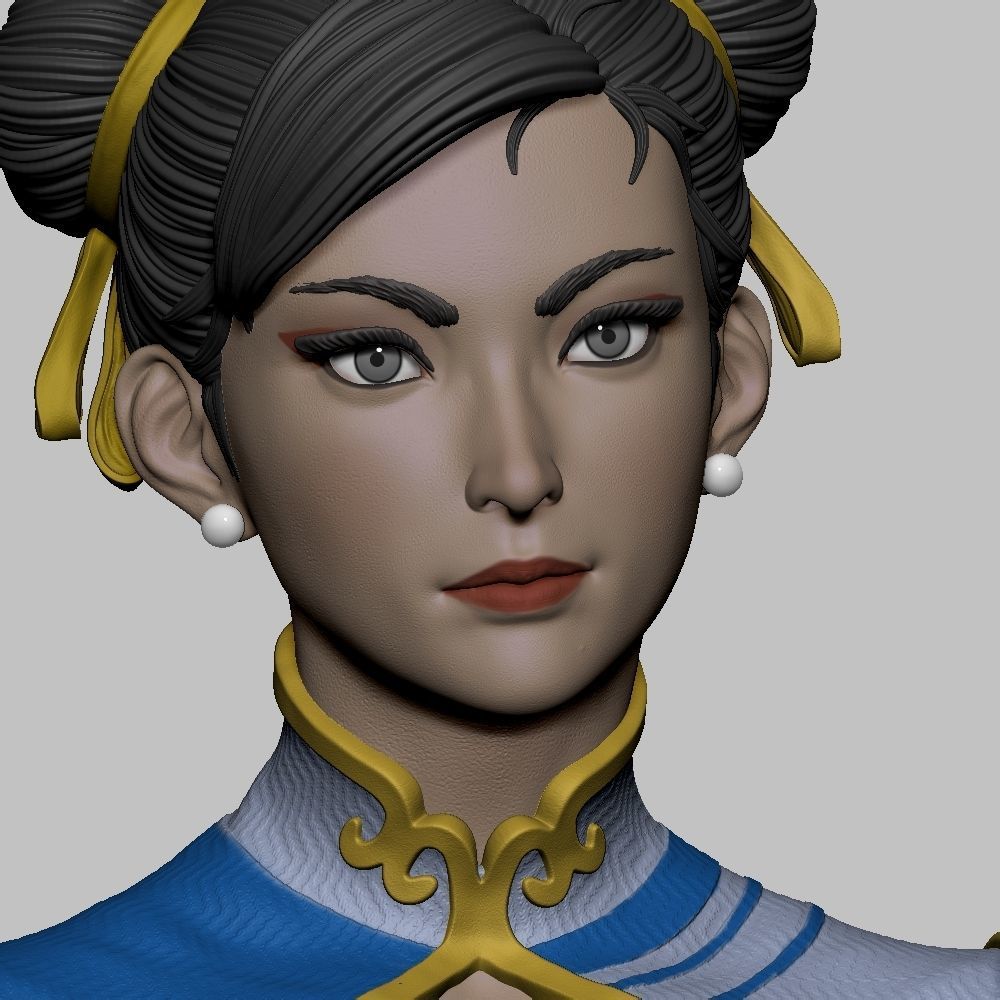 CHUN LI STREET FIGHTER 6 3D STL 3D model 3D printable | CGTrader