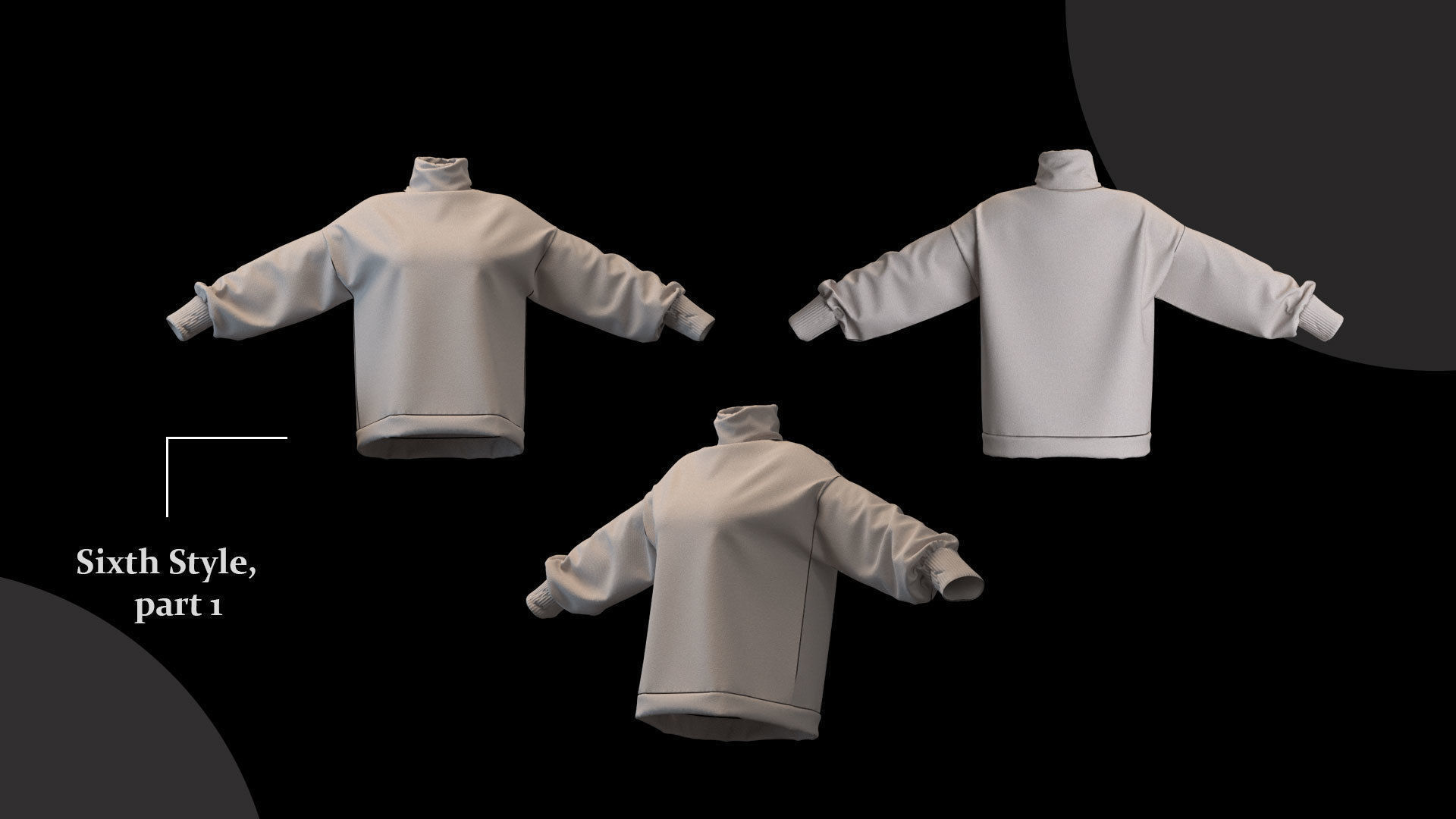 12 Different Style of Cartoony Women Clothing Vol 6 3D model | CGTrader