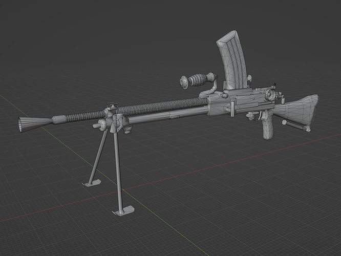 Type 99 LMG 3D model | CGTrader