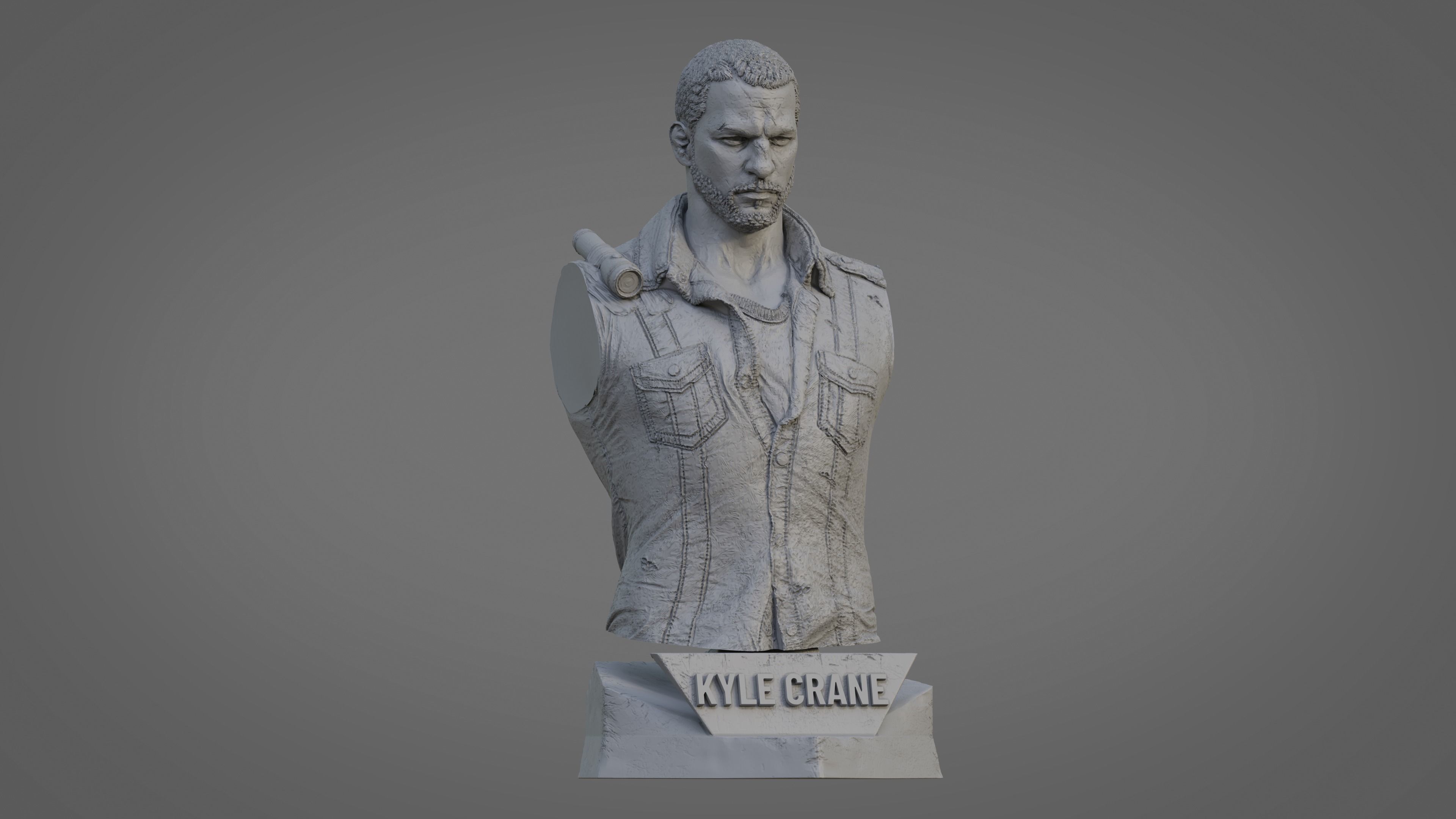 Kyle Crane Ultra Detailed Support Free Bust 3d Model 3d Model 3d Printable Cgtrader