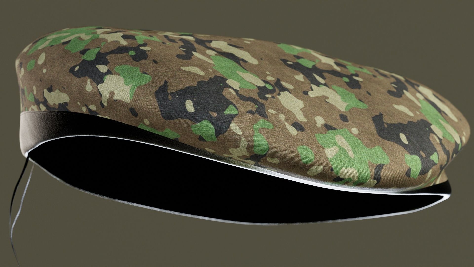 3D model Male Hand And Beret Collection VR / AR / low-poly | CGTrader