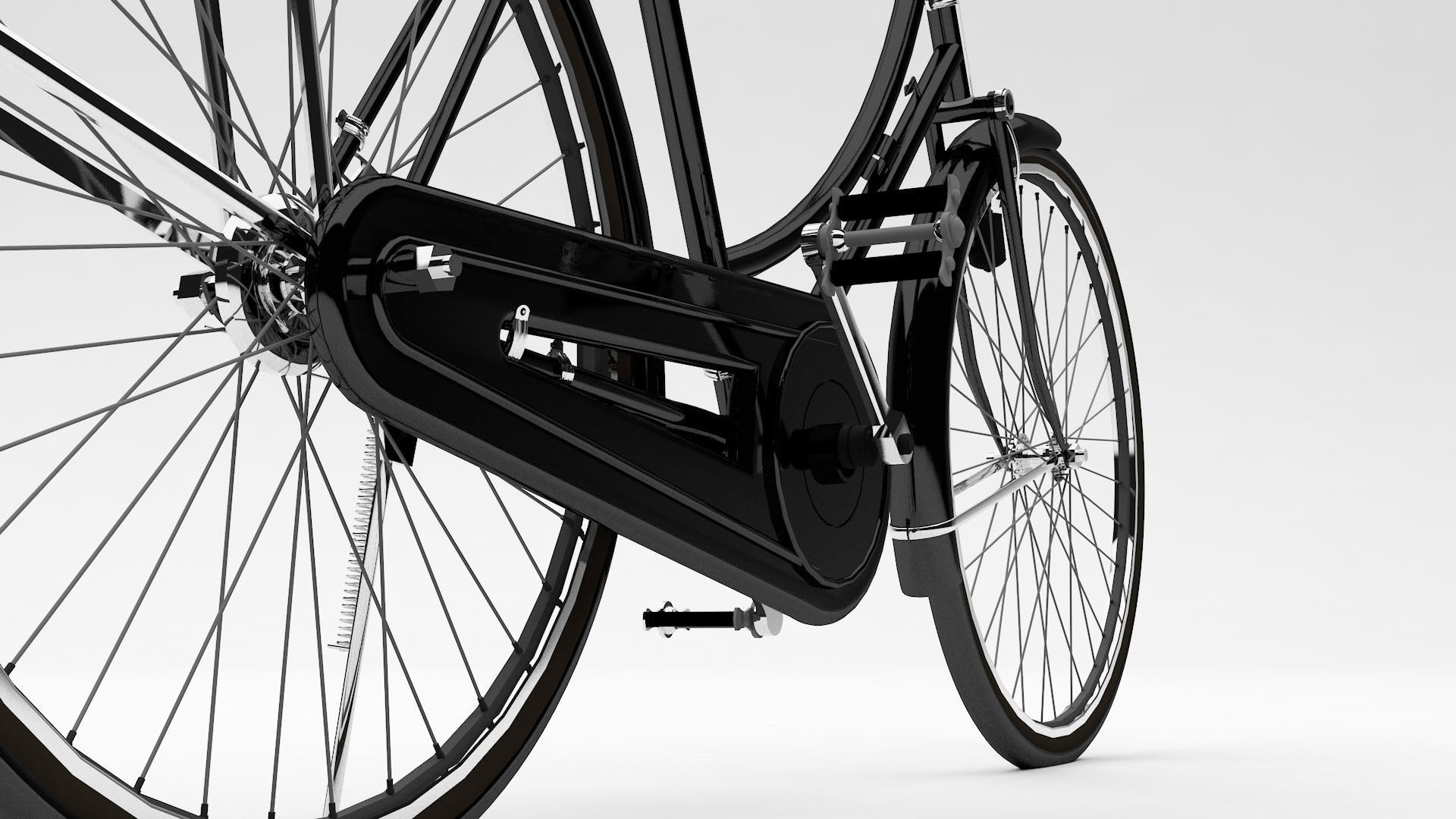 Dutch Bicycle Gazelle 3D model | CGTrader