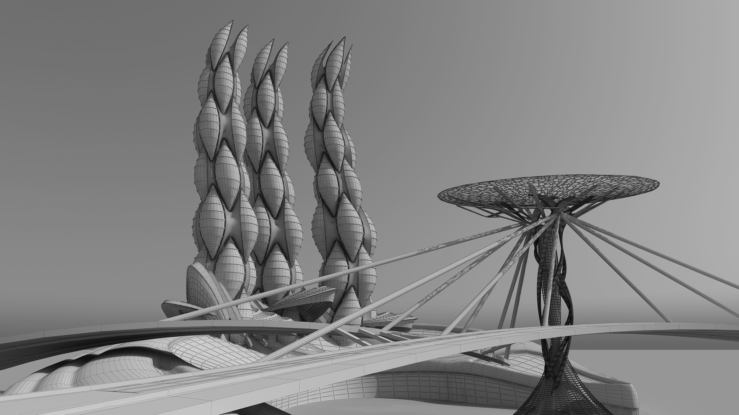 0200 - Organic Skyscraper Building 3D model | CGTrader