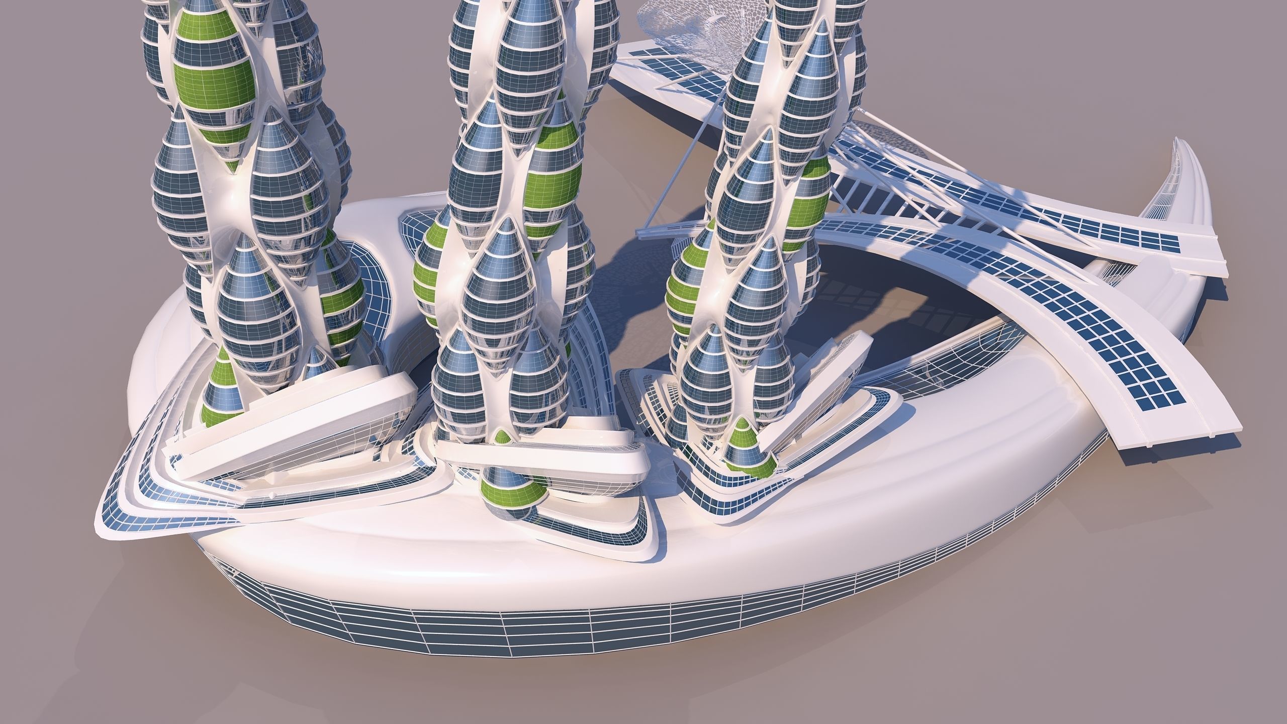 0200 - Organic Skyscraper Building 3D model | CGTrader