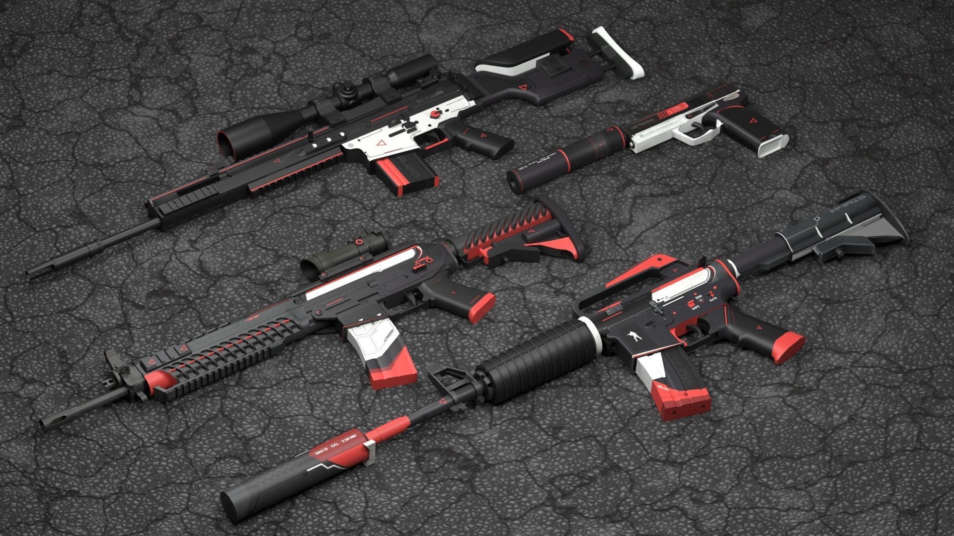 CS2 Cyrex Collection 3D model | CGTrader