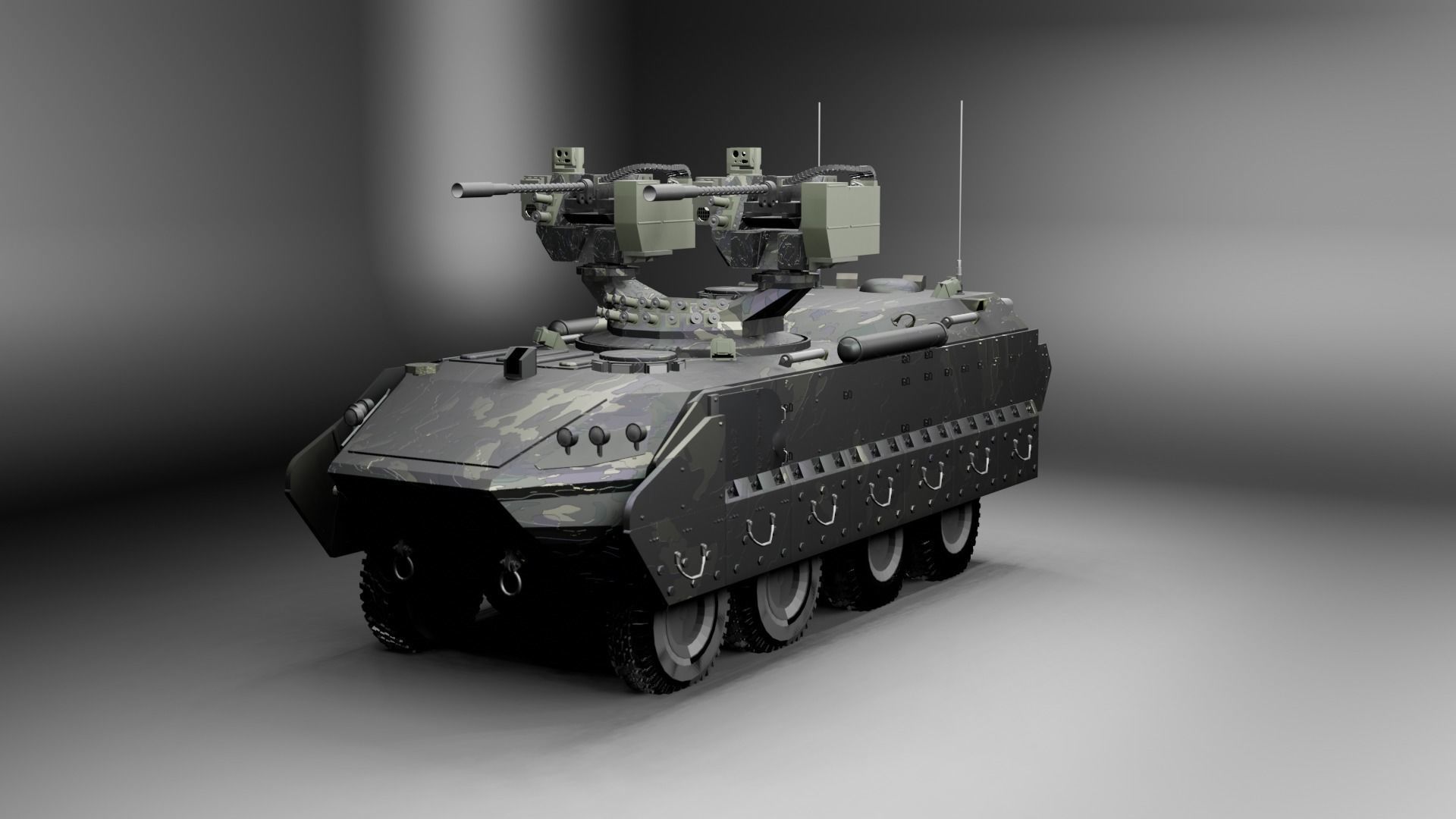 Military APC - BTR 3D model | CGTrader