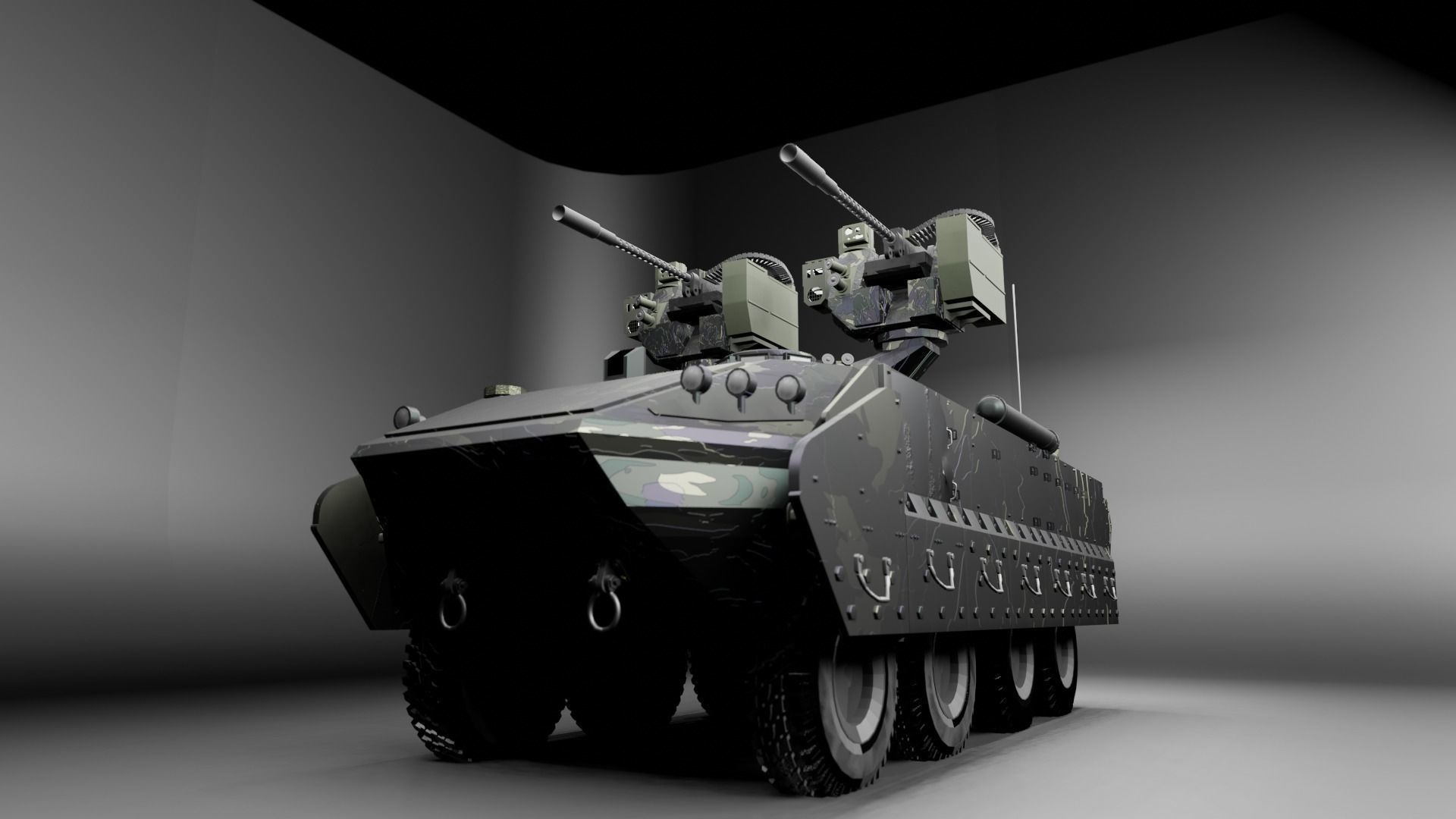 Military APC - BTR 3D model | CGTrader