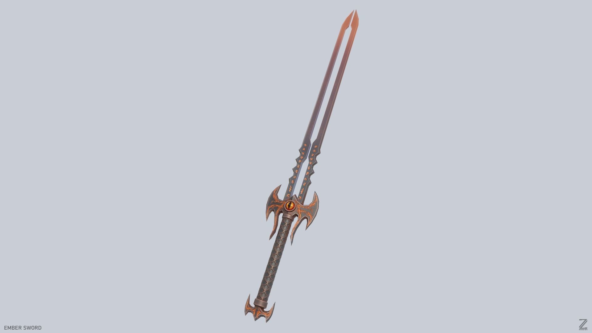 3D model Ember sword VR / AR / low-poly | CGTrader