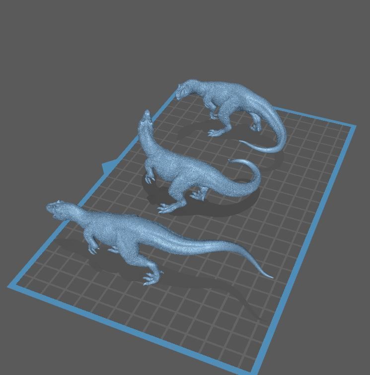 Allosaurus Fragilis Dinosaur Miniature Figure 3D model 3D printable ...